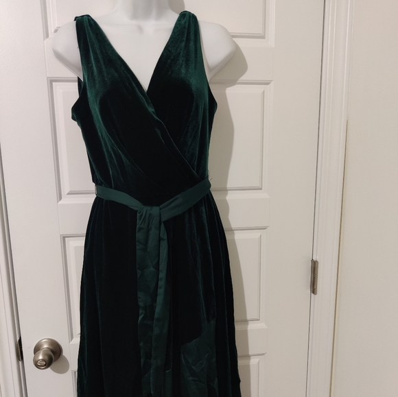Dkny | Dresses | Dkny Green Velvet Dress Nwt Msrp 39 | Poshmark
